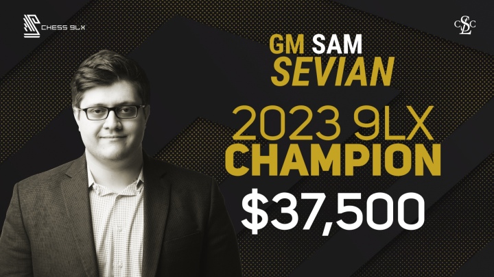 Sam Sevian wins 2023 Champions Showdown 9LX - Schach-Ticker